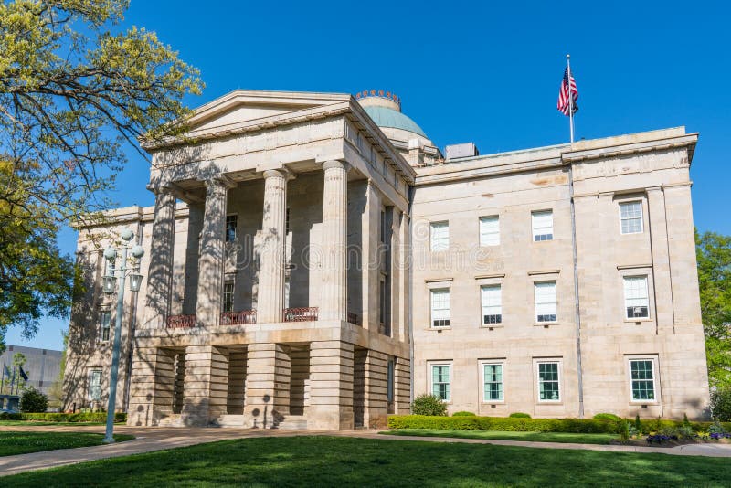 North Carolina Capitol Building Stock Image - Image of tourism, raleigh ...