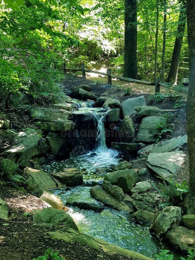 North Carolina Park Water Over Rocks Stock Photo - Image of carolina ...