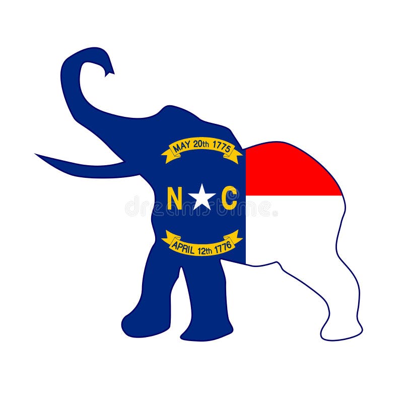 North Carolina Republican Elephant Flag Editorial Photography ...