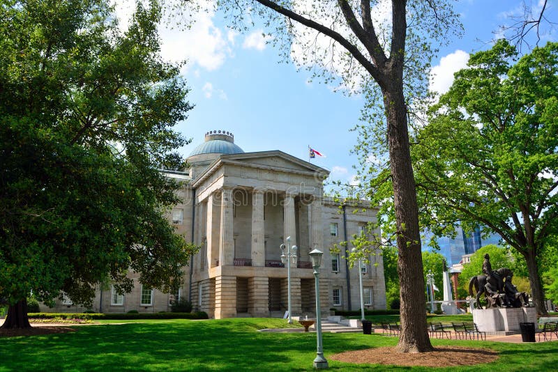 North Carolina State Capitol Building on a Sunny Day Stock Image ...