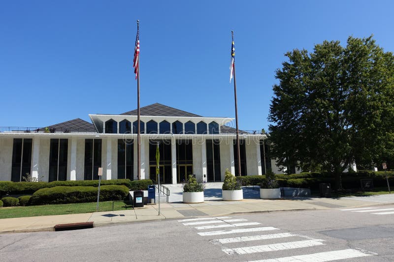 North Carolina State Legislative Building from the Side Editorial Stock ...