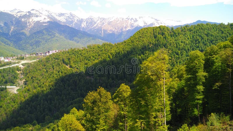 North Caucasus stock photo. Image of mountains, north - 136682766