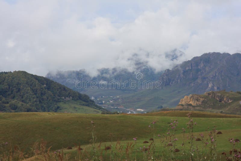 North Caucasus mountains stock image. Image of picturesque - 6610491