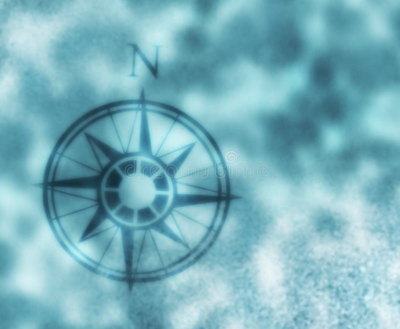 North compass map arrow stock illustration. Illustration of travel ...