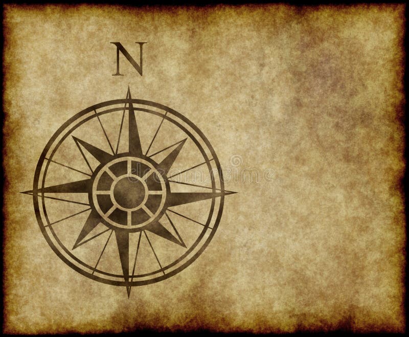 North Compass Map Arrow Stock Photo - Image: 5414890