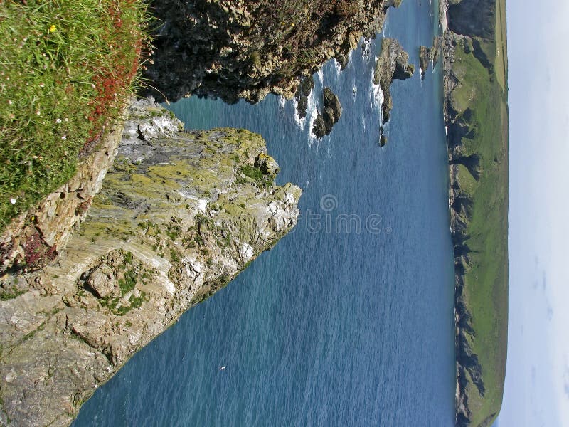 North Cornish Coast, Navax Point, England Stock Image - Image of rocky ...