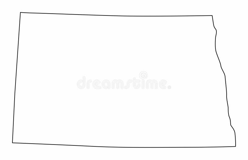 North Dakota State Outline Stock Illustrations – 1,399 North Dakota ...