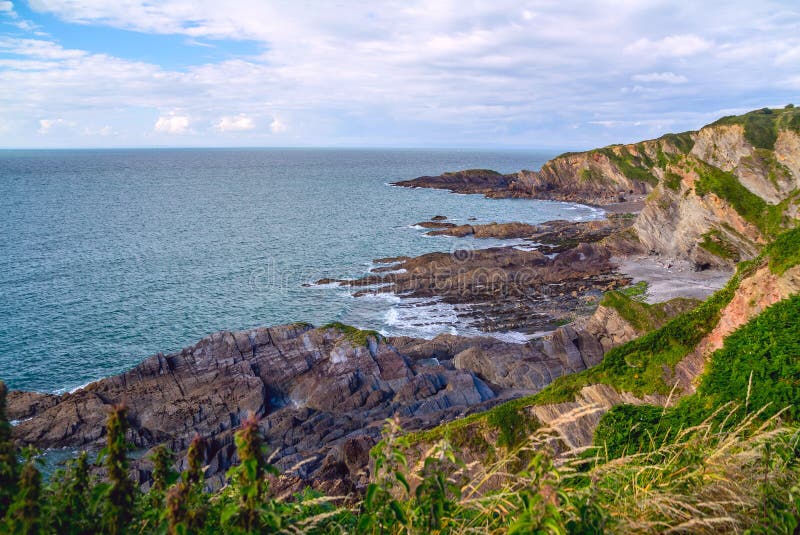 North Devon Coast Near Hele Bay Stock Image - Image of north, english: 86744069