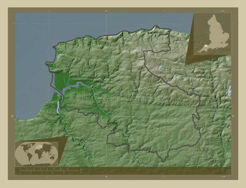 North Devon, England - Great Britain. Wiki. Capital Stock Illustration ...