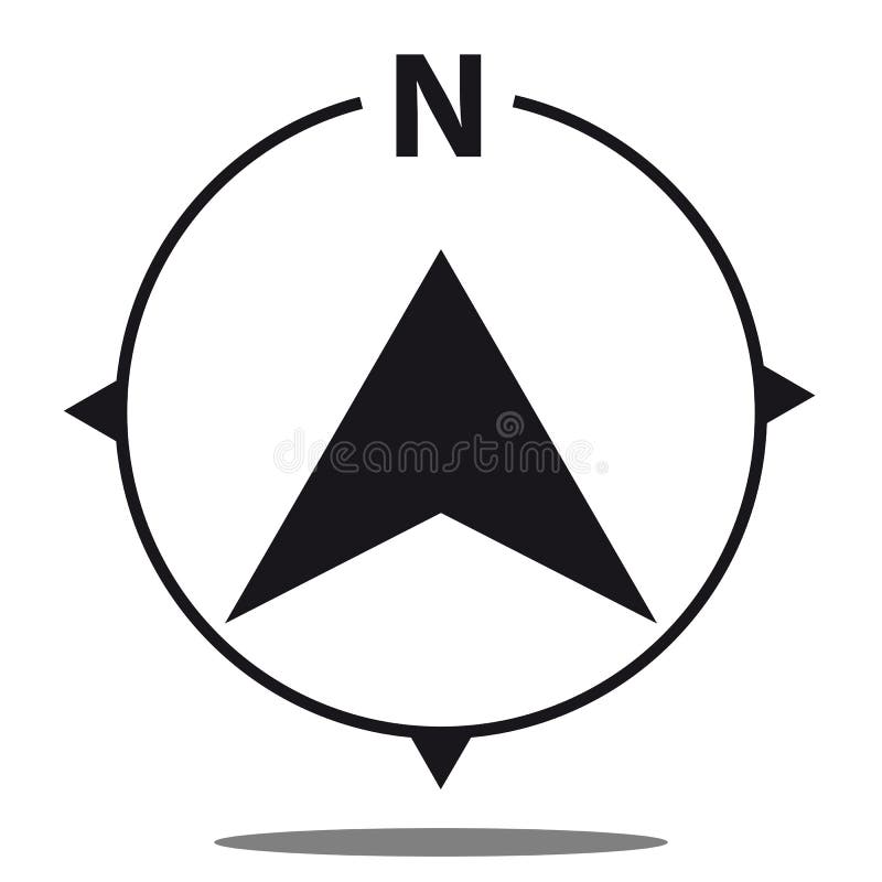 Compass North Cartoon Stock Illustrations – 1,361 Compass North Cartoon ...