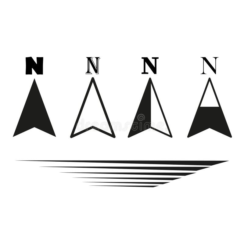 North Arrow Vector Stock Illustrations – 26,198 North Arrow Vector ...