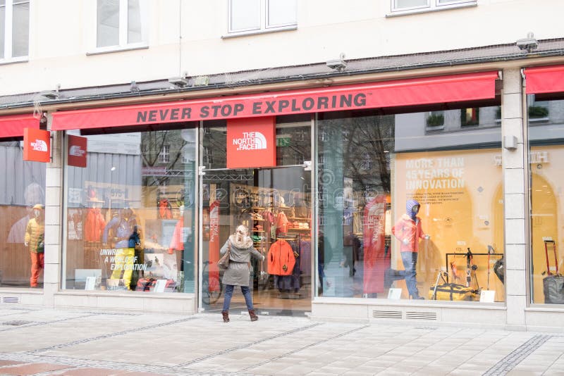 The North Face Fashion Store Editorial Photography - Image of outdoor ...