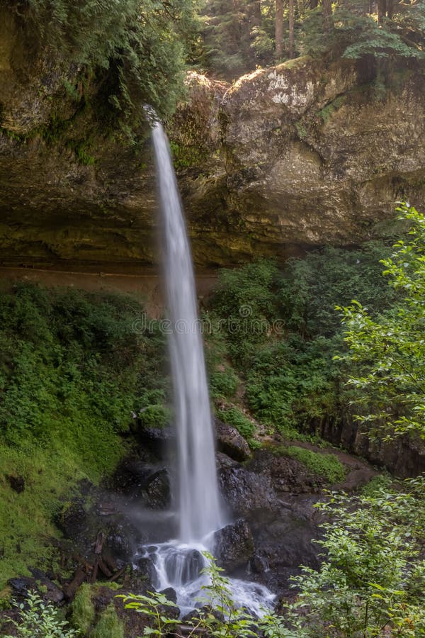 Silver creek falls stock photo. Image of oregon, creek - 96123228