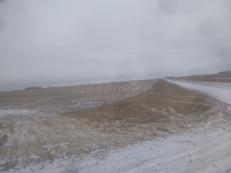 North Fields in the Winter Preserved for Spring Stock Image - Image of ...