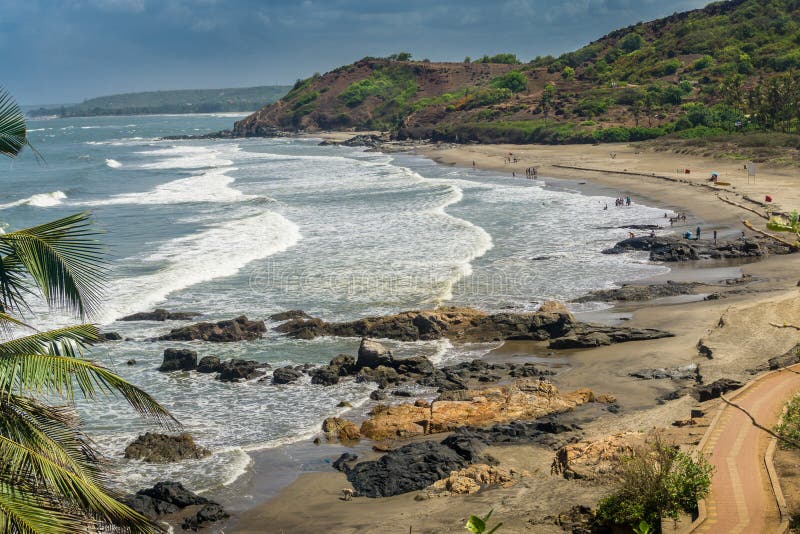 North Goa, India stock photo. Image of hill, seascape - 168081094