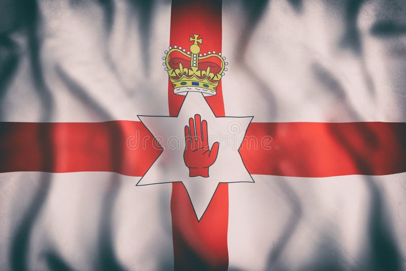 North Ireland flag stock illustration. Illustration of insignia - 95839977