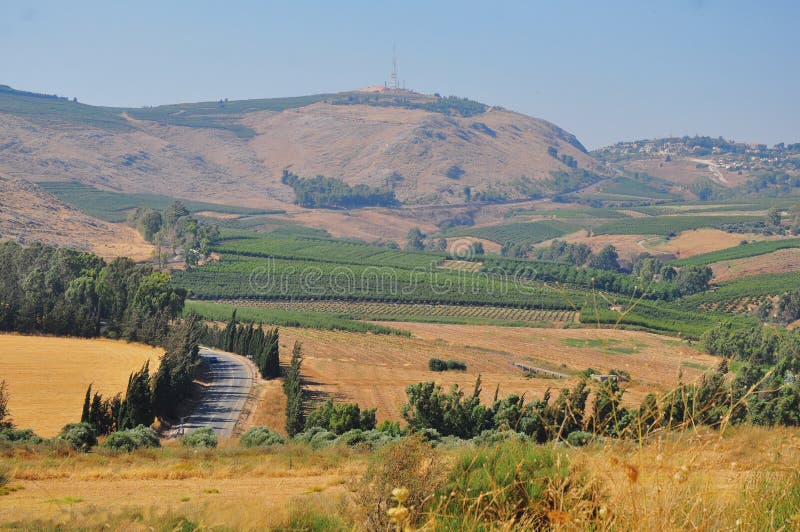 North Israel. stock image. Image of green, nature, horizontal - 16119215