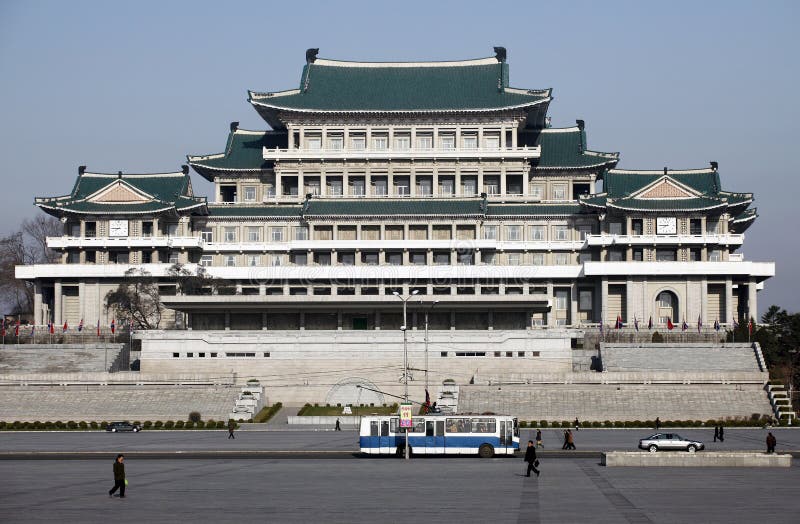 North Korea S National Library Editorial Photography - Image of ...