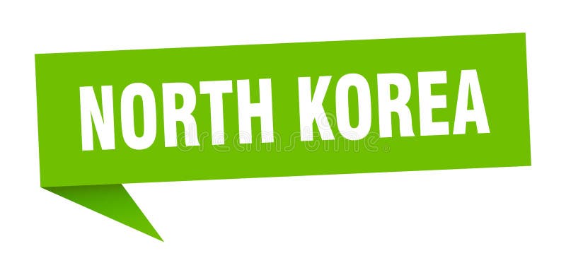 North Korea Sticker. North Korea Signpost Pointer Sign Stock Vector ...
