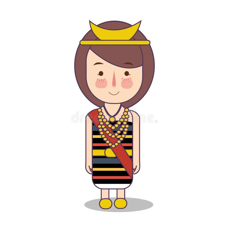 North Nusa Tenggara Province Fashion Cute Girl Indonesian Traditional