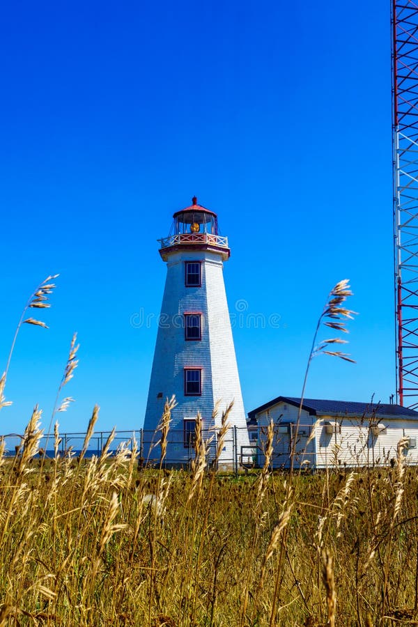 North Point Lighthouse, PEI Stock Image - Image of atlantic, tourism ...