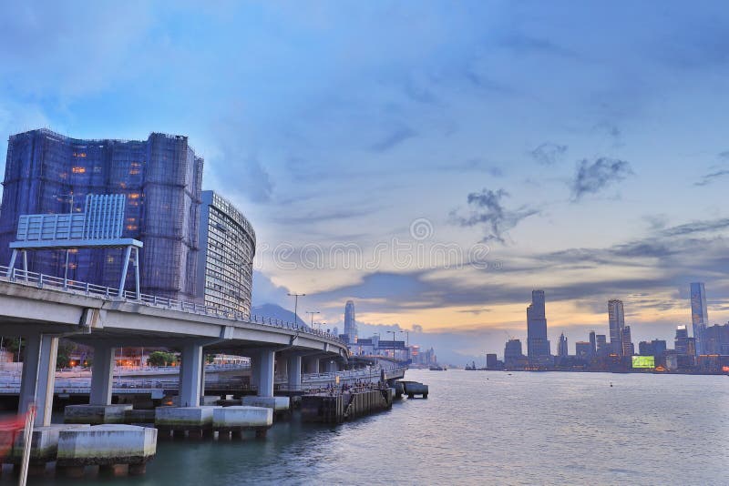 North Point Pier View of Kowloon Side Editorial Photography - Image of ...