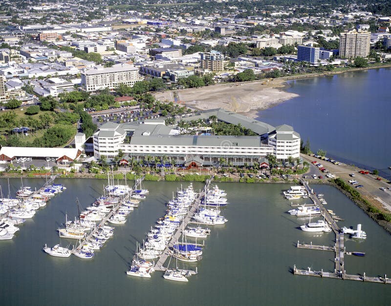 The North Queensland Town of Cairns Stock Photo - Image of tourism ...
