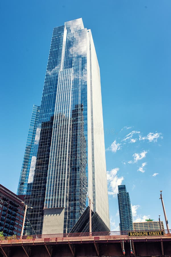 150 North Riverside stock image. Image of column, chicago - 99556449