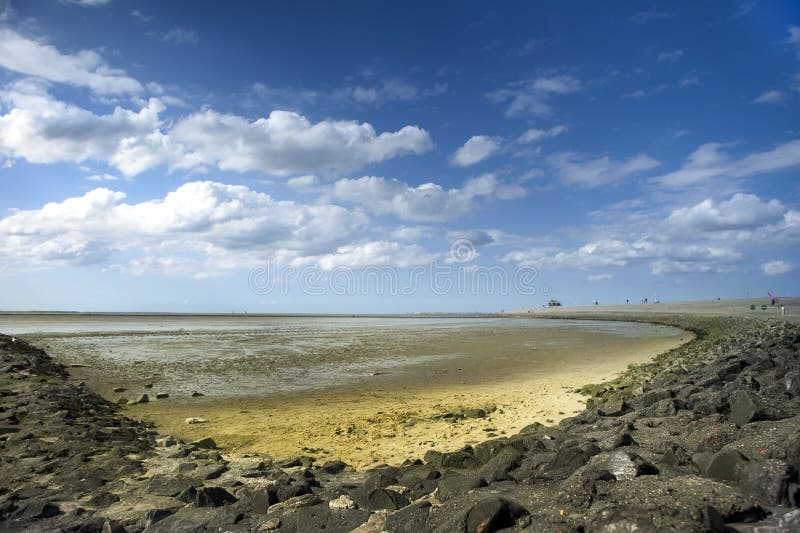 North Sea Beach in Germany. Stock Photo - Image of blue, journey: 117728804