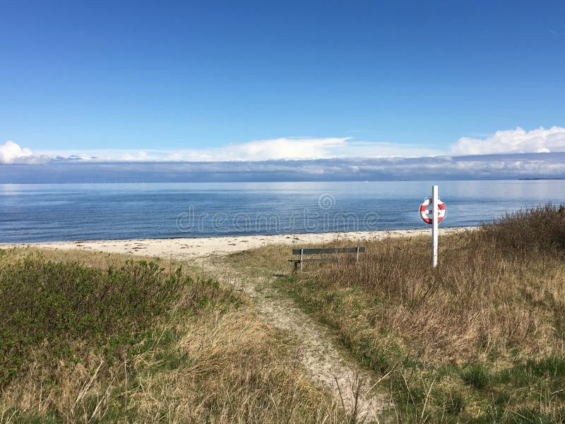 North sea, Denmark stock image. Image of sand, blue - 101240687