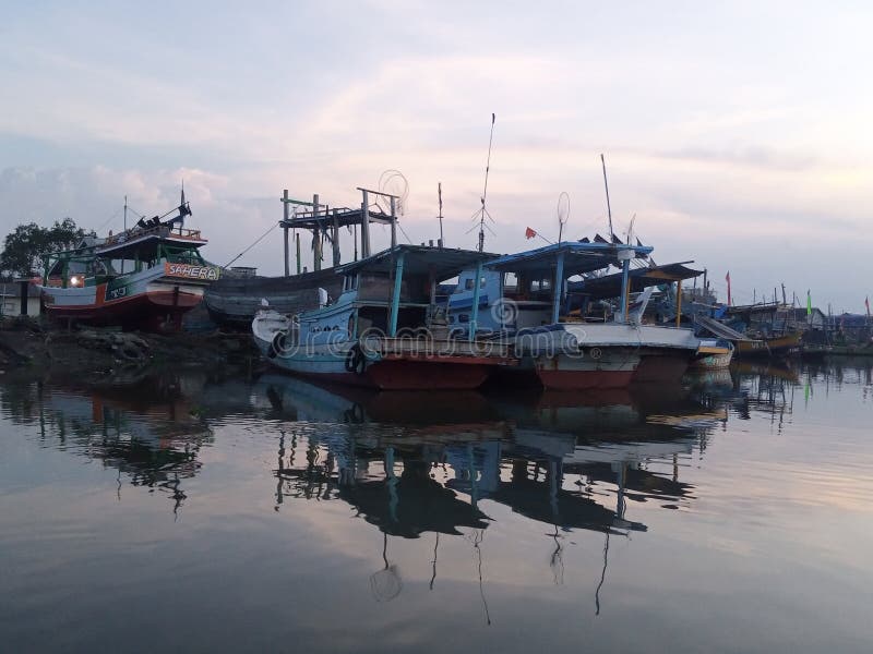 North Sea Java Island, Indramayu Regency West Java Indonesia Editorial ...