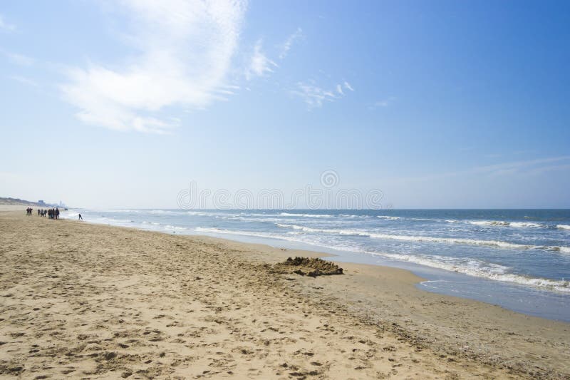 North Sea, the Netherlands stock image. Image of landscape - 35014721