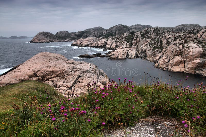 Archipelag View of the Coastal Granite Mountains and High Ground of the ...