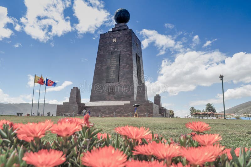 Middle of the World Monument in Quito Stock Photo - Image of south ...