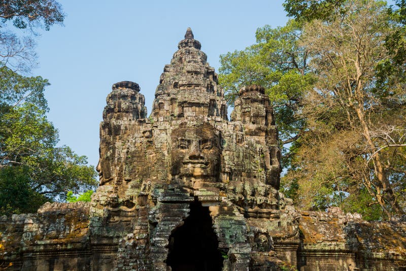 North,South Bridge. Angkor. Stock Photo - Image of archeology, historic ... North,South Bridge. Angkor. Stock Photo - Image of archeology, historic ...
