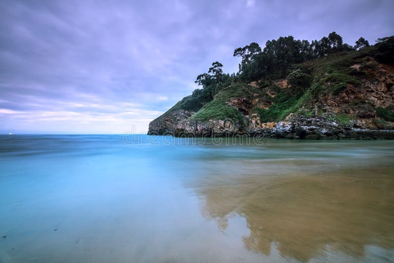 North Spain, Biskay Bay Coast, Part of Saint Jacob Way Stock Image ...