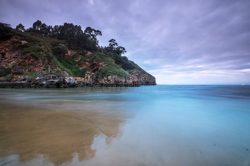 North Spain, Biskay Bay Coast, Part of Saint Jacob Way Stock Image ...