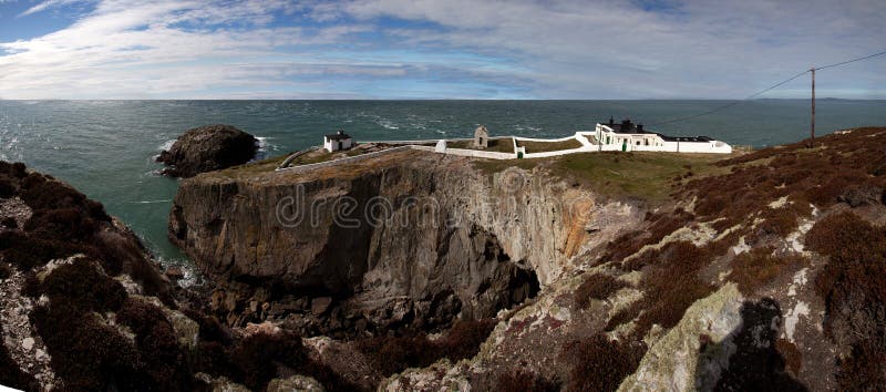 North Stack stock image. Image of water, seascape, anglesey - 24276411