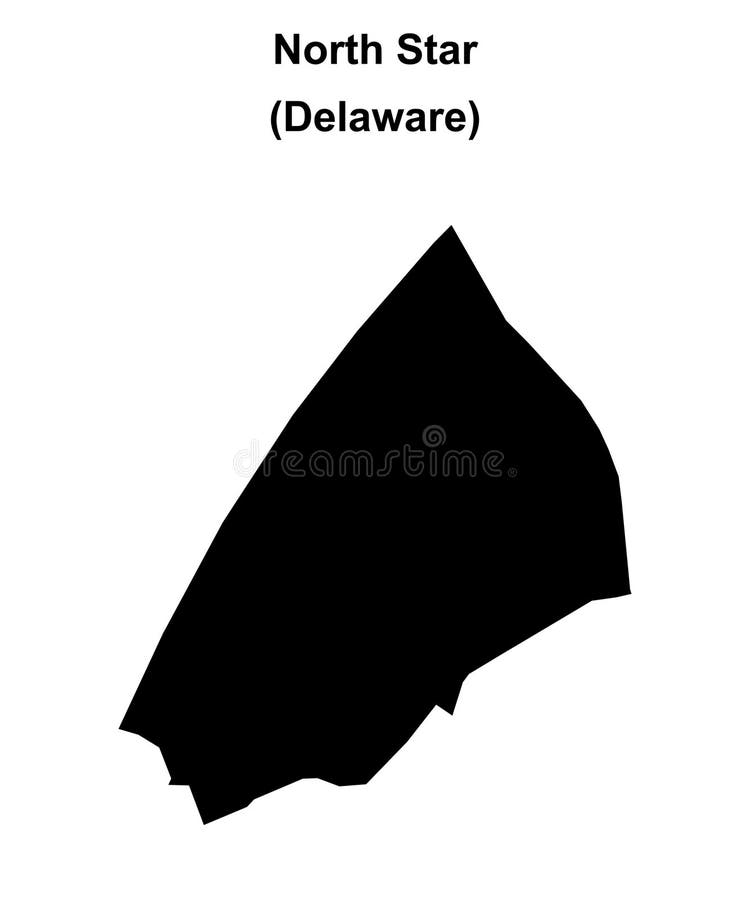 North Star outline map stock vector. Illustration of silhouette - 387019179