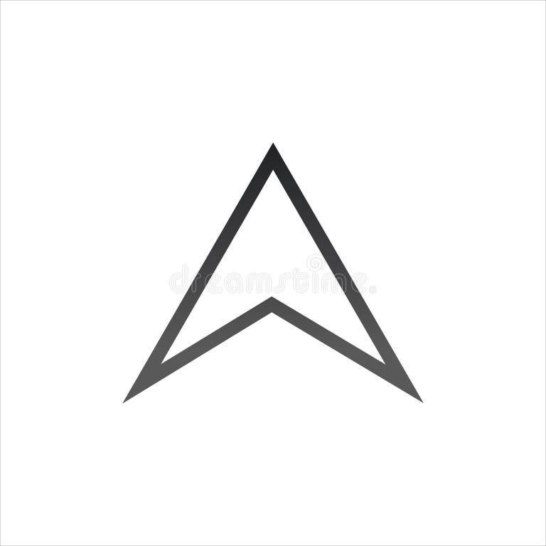 North Symbol Vector Set, Direction Compass Icon on White Background ...