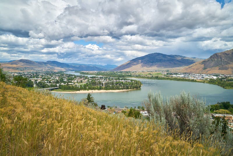 North Thompson River View Kamloops Stock Image - Image of discovery ...