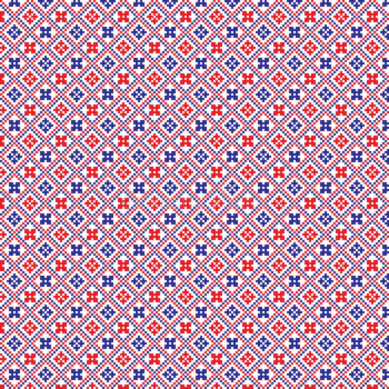 North Traditional Seamless Pattern. Vector Stock Vector - Illustration ...