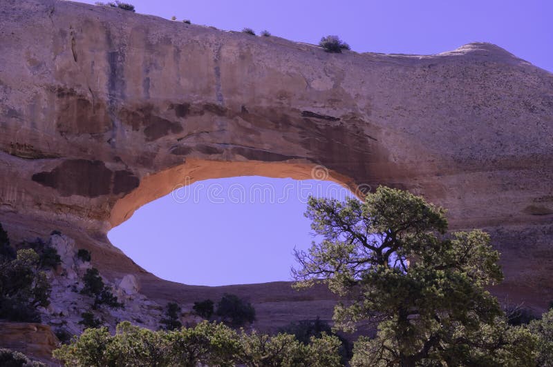 North Window in Arches National Park Stock Photo - Image of reflections ...