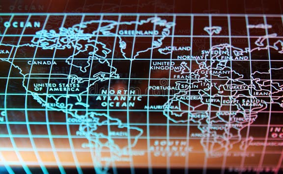 World Map Northern Hemisphere Countries Stock Photos - Free & Royalty ...