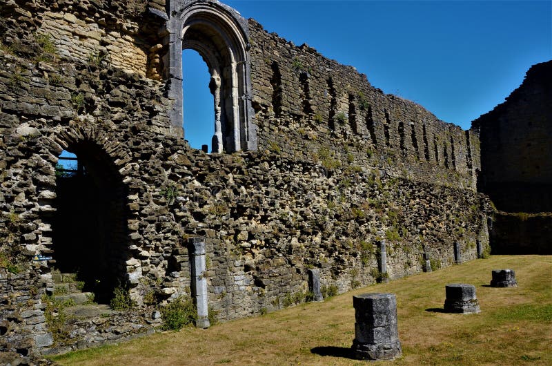 North Yorkshire Landmarks - Kirkham Priory Stock Photo - Image of ...