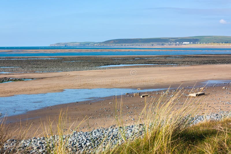 Westward Ho from Northam Burrows Park Devon Stock Photo - Image of ...