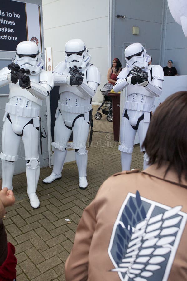 Northampton Comic-Con 2015 editorial photography. Image of wars - 150425287