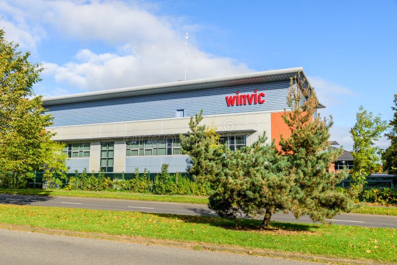 Northampton UK October 3, 2017: Winvic Logo Sign Northampton Industrial ...