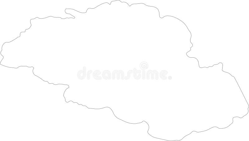 Northern Areas Pakistan Outline Map Stock Vector - Illustration of ...