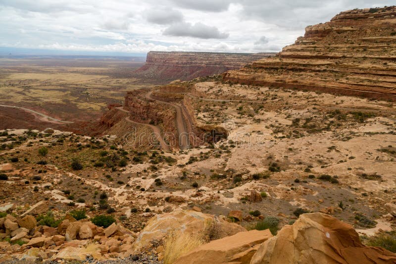 Northern Arizona Rim Road View. Stock Photo - Image of overlook, lush ...